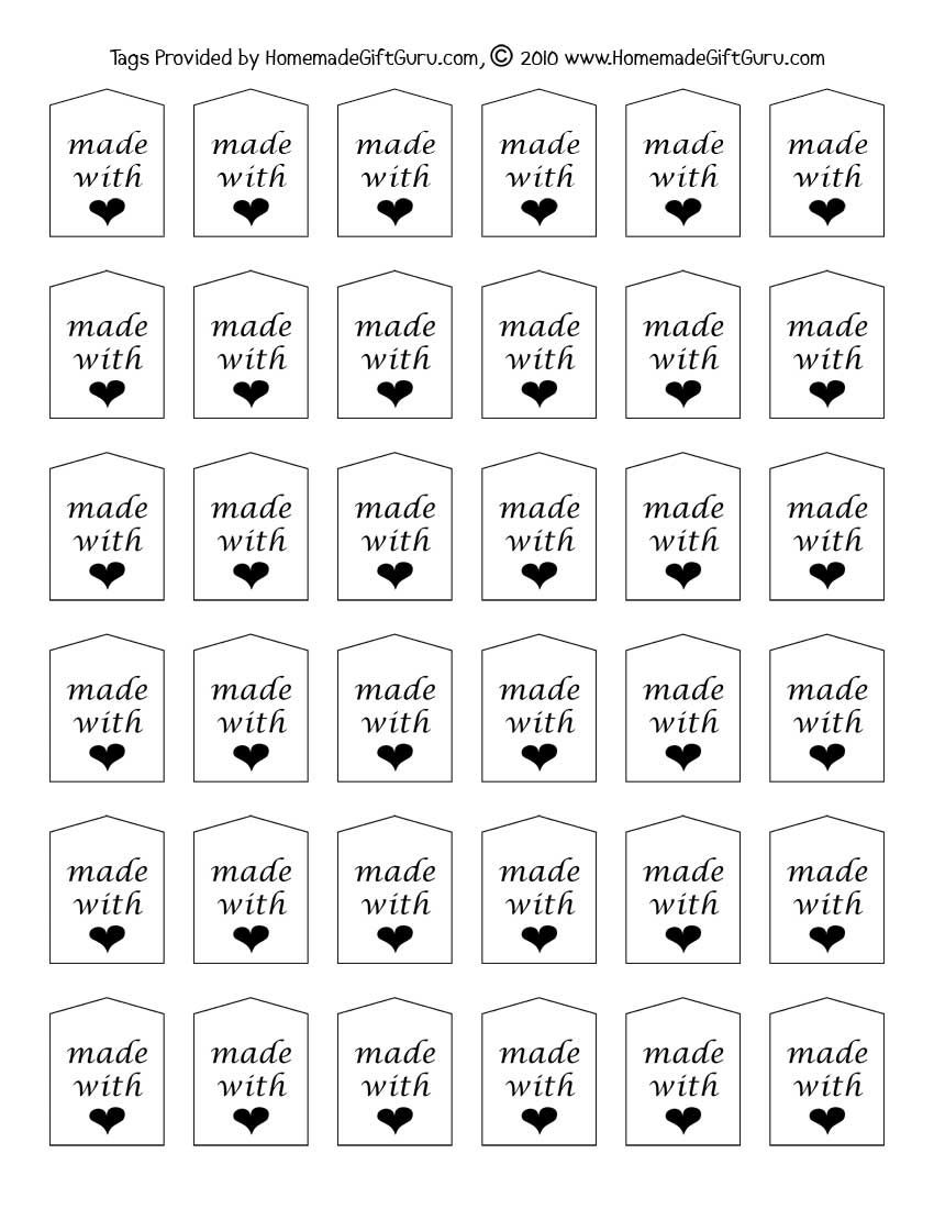 Printable Gift Tags